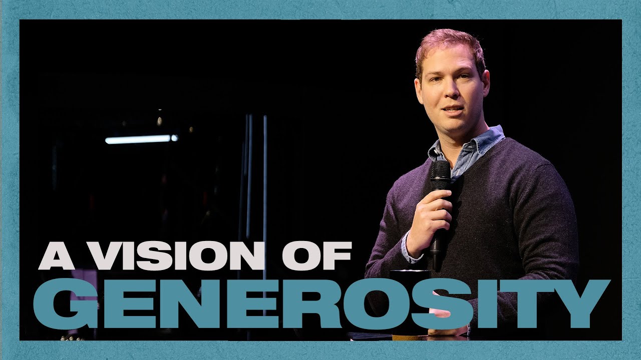 A Vision of Generosity - Pastor Bronson Duke - YouTube