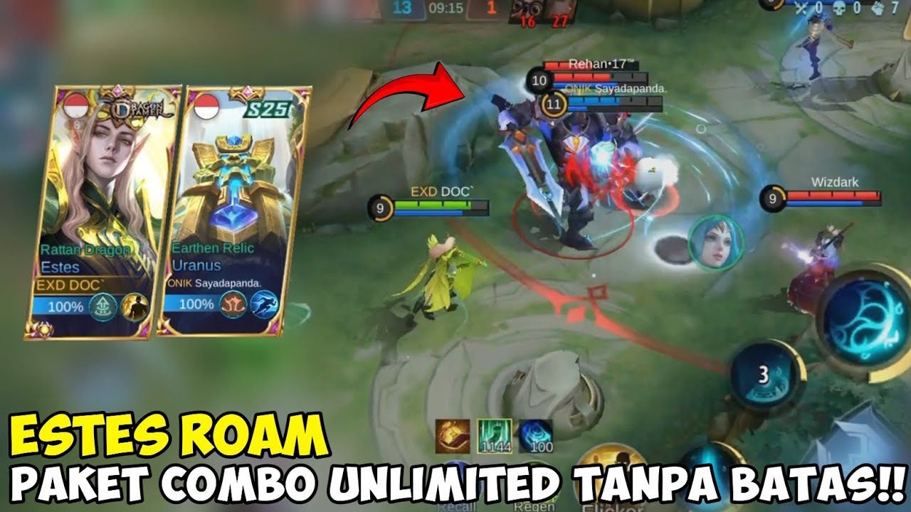 Estes Roam | Paket Combo Unlimited Tanpa Batas!! - Mobile Legends Bang ...