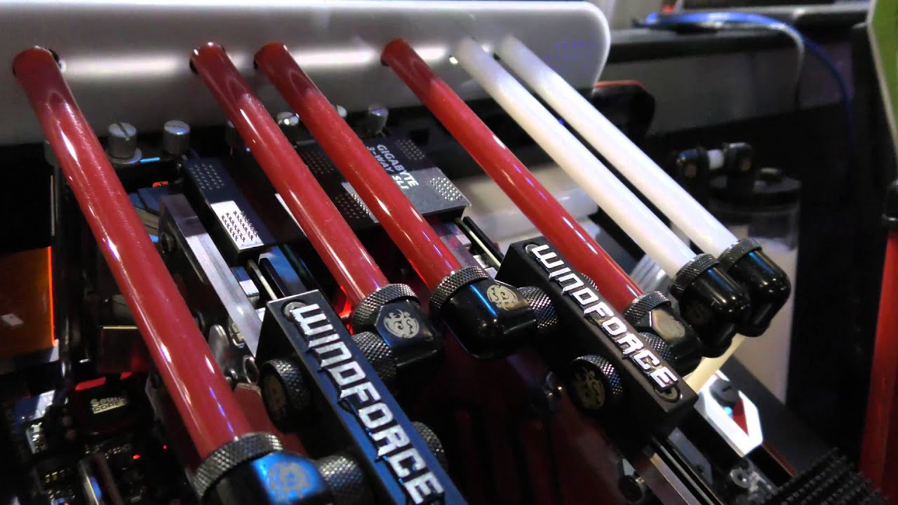 Custom Liquid Cooling Test Bench PC Build - DIY Modified Water Cooled ...