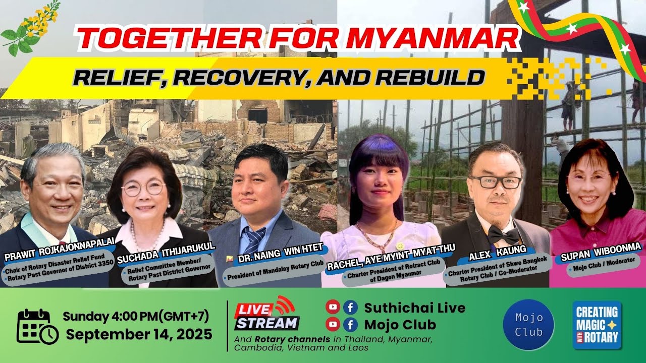 TOGETHER FOR MYANMAR : RELIEF, RECOVERY, AND REBUILD | Creating Magic ...