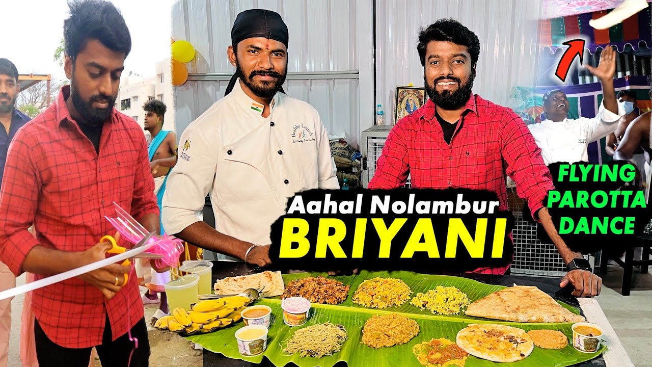 Dancing Parotta Master !! NUTS பிரியாணி,Pepper Payasam at Chariyaas ...