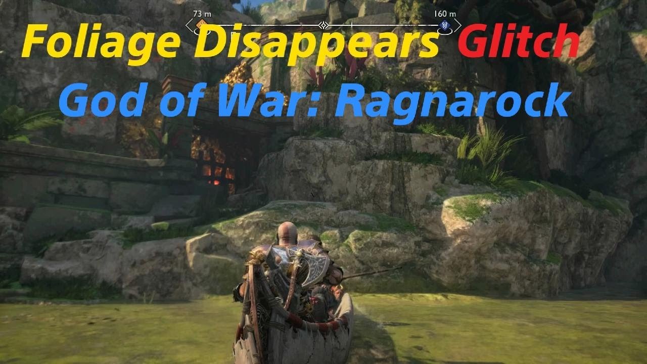 Foliage Disappears Glitch - God of War Ragnarök - YouTube