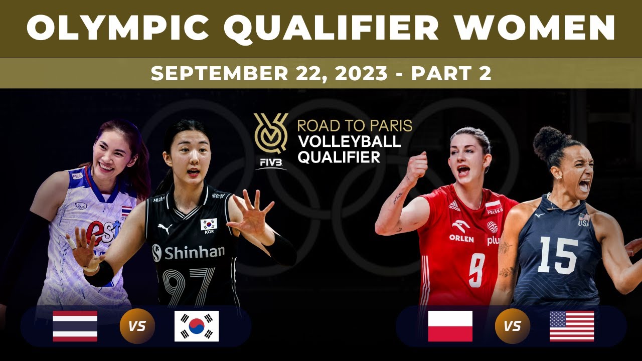 Paris 2024 Volleyball Olympic Qualifier Tournament Results | Japan vs ...