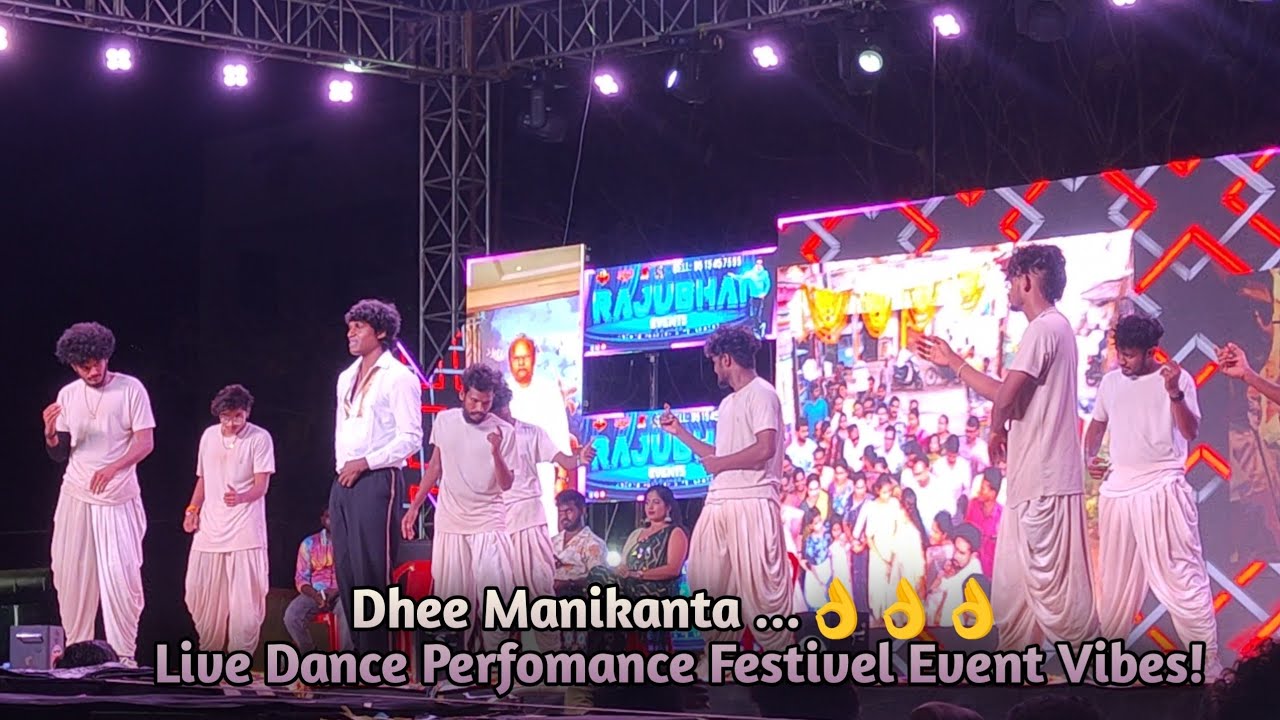 Dhee Manikanta: Spectacular Live Dance Performance - Festival Jathara ...