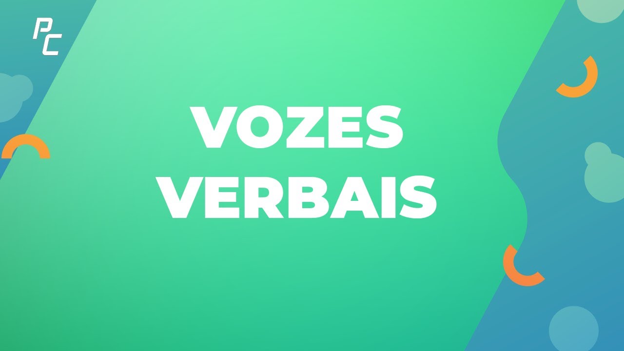 SIMULADO DE VOZES VERBAIS - YouTube