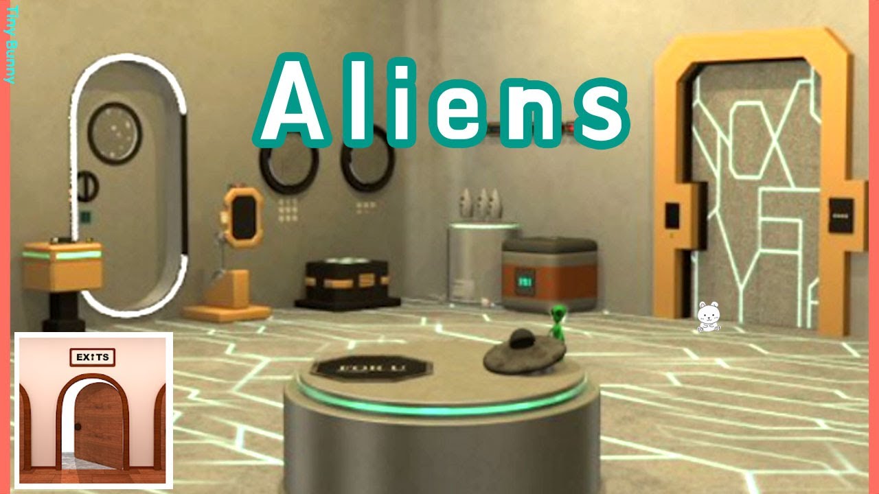 EXiTS Room Escape Game Aliens Walkthrough (NAKAYUBI) | 脱出ゲーム - YouTube