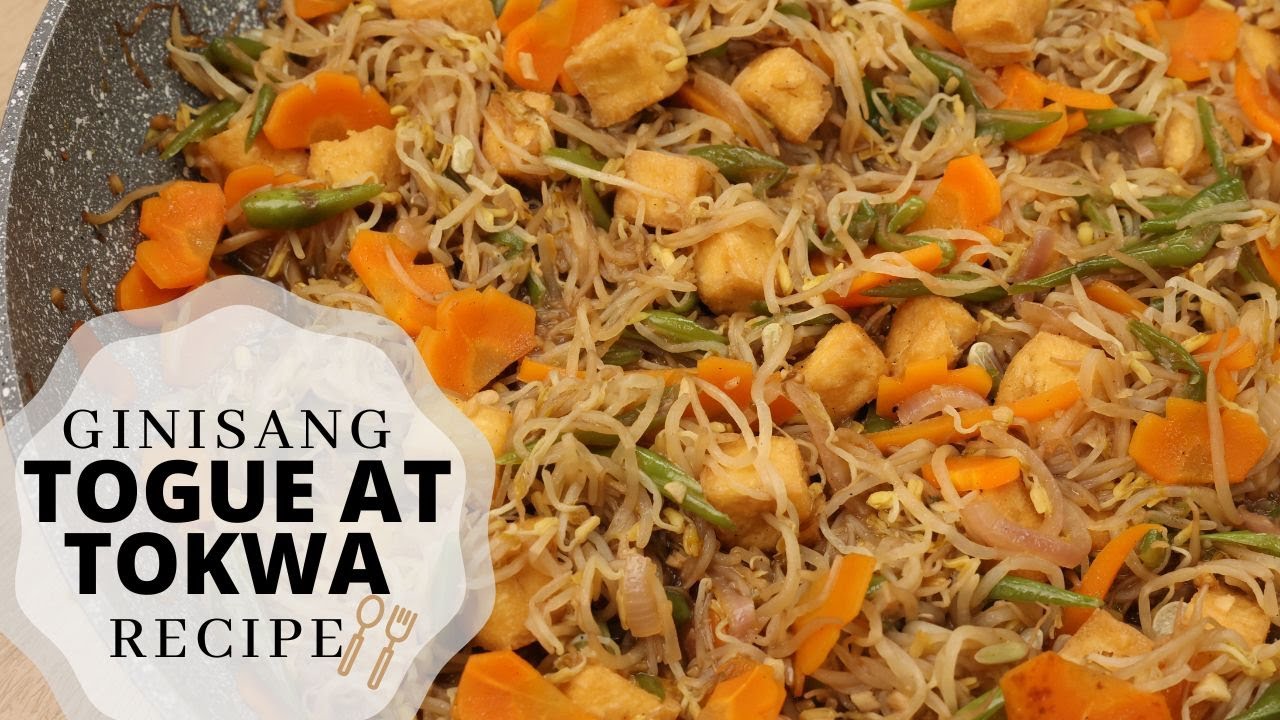 Ginisang Togue with Tokwa Recipe - Mura at Masarap na Ulam - YouTube