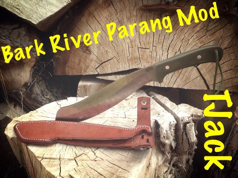 Bark River Parang Sheath mod! - YouTube