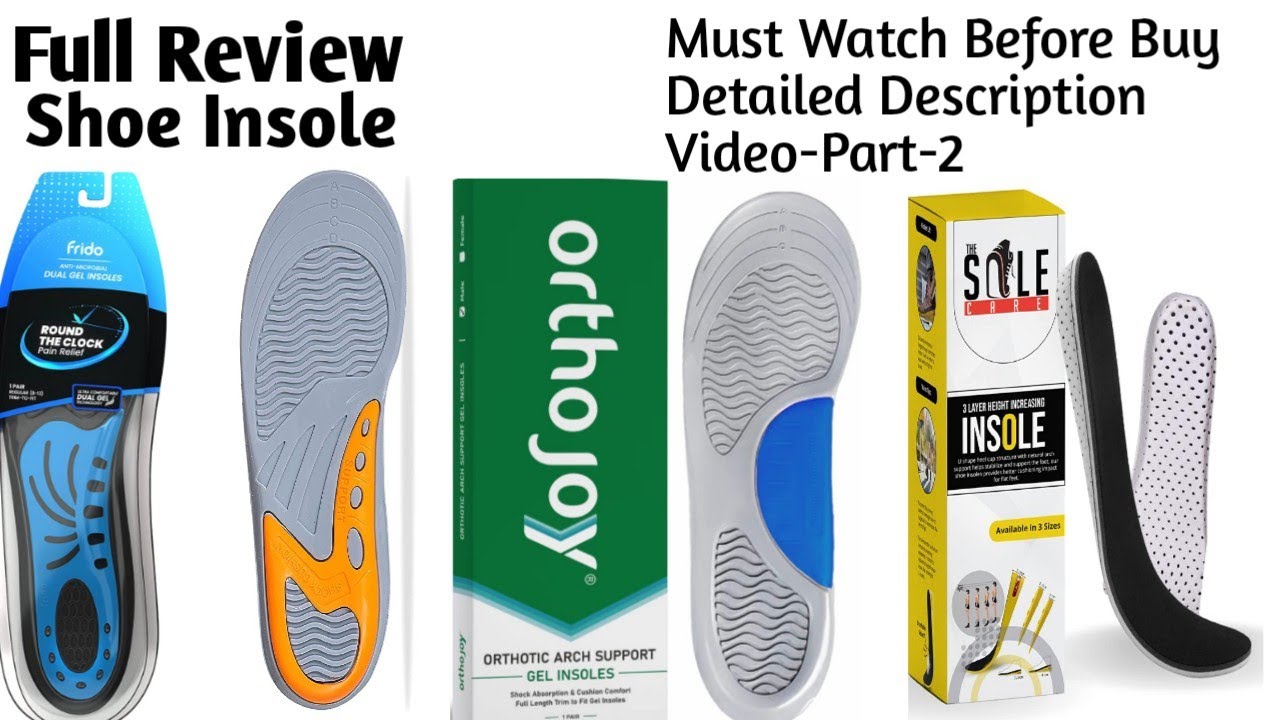 Frido |OrthoJoy| Sole Care | Fovera Memory Foam Insole Heels For Men ...