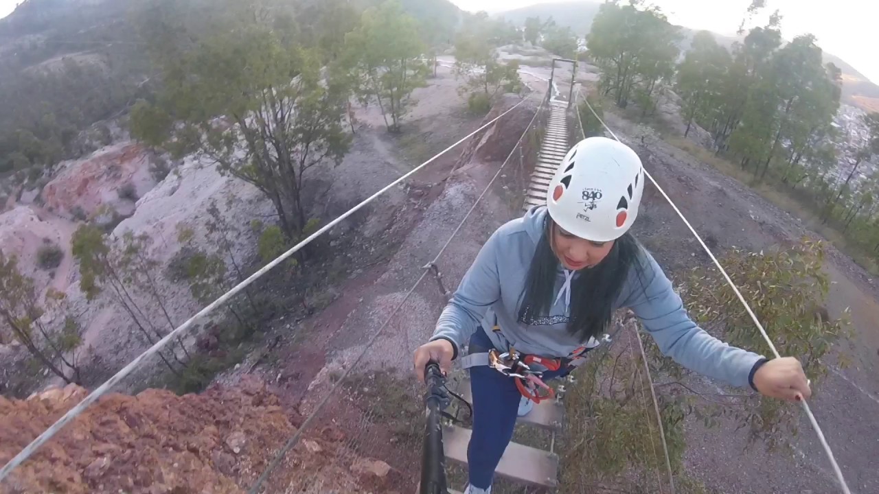 Zip line In Zacatecas Mexico - YouTube