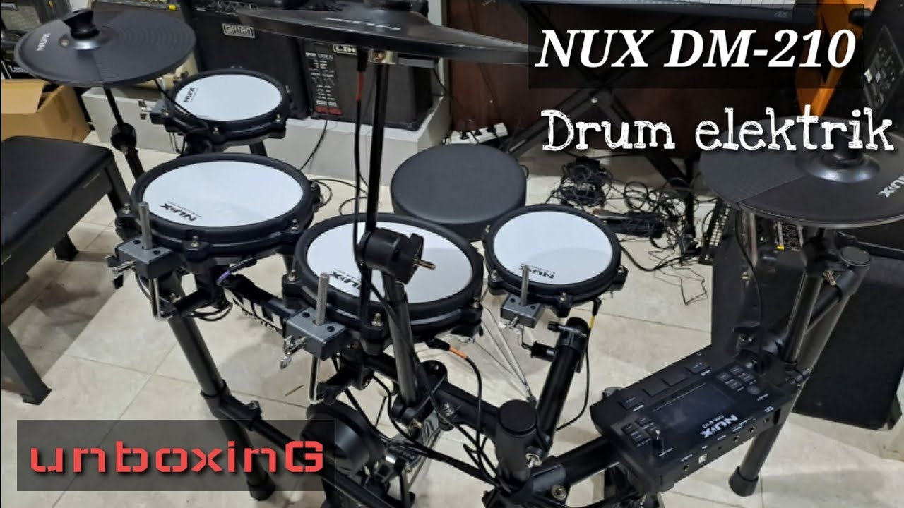 Nux Dm210 /Drum elektrik /unboxing - YouTube