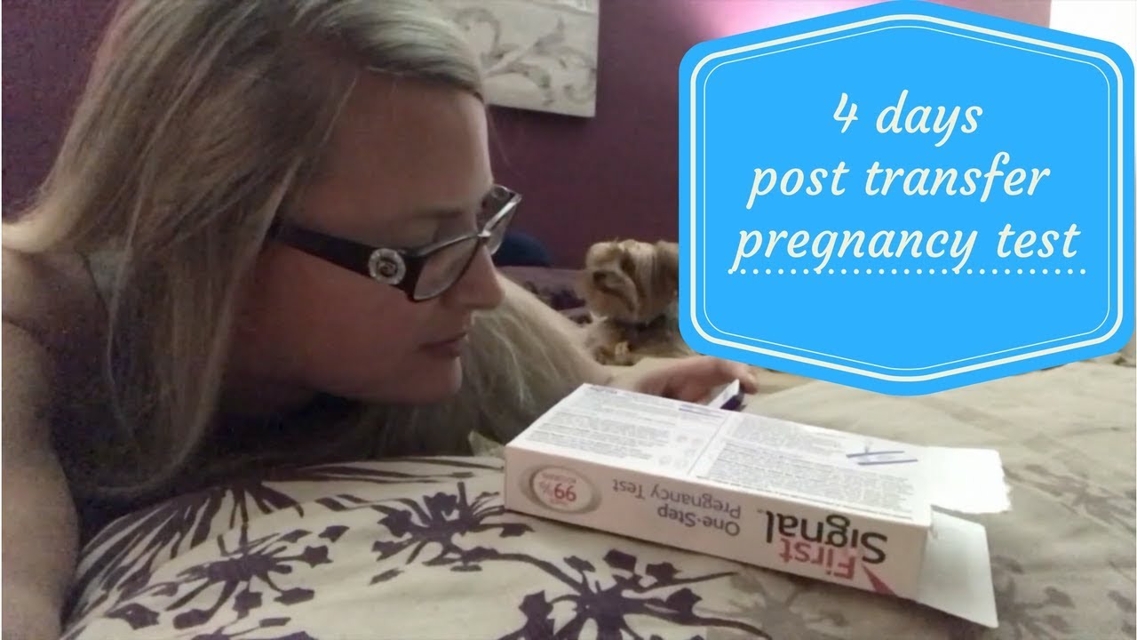 IVF FET #2 4dp5dt pregnancy test... - YouTube