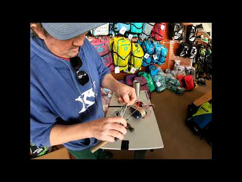 How To take A knot out of Kite lines