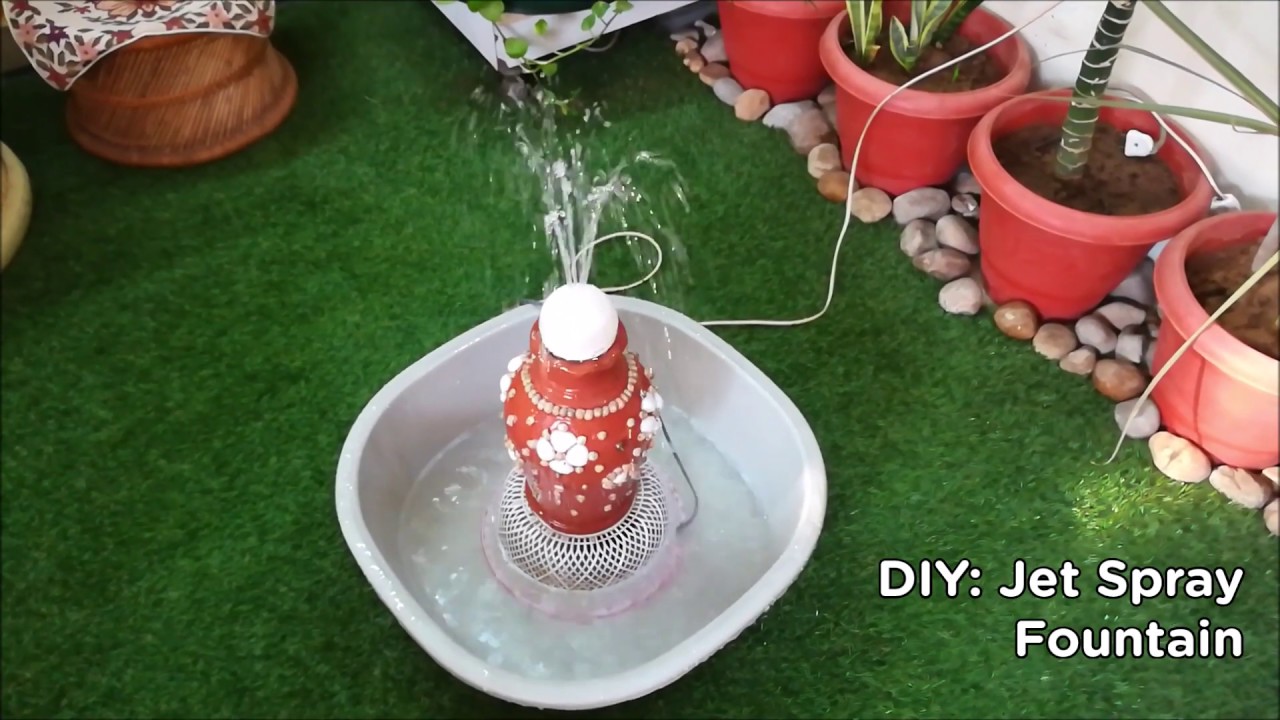 DIY: Jet Spray Fountain - YouTube