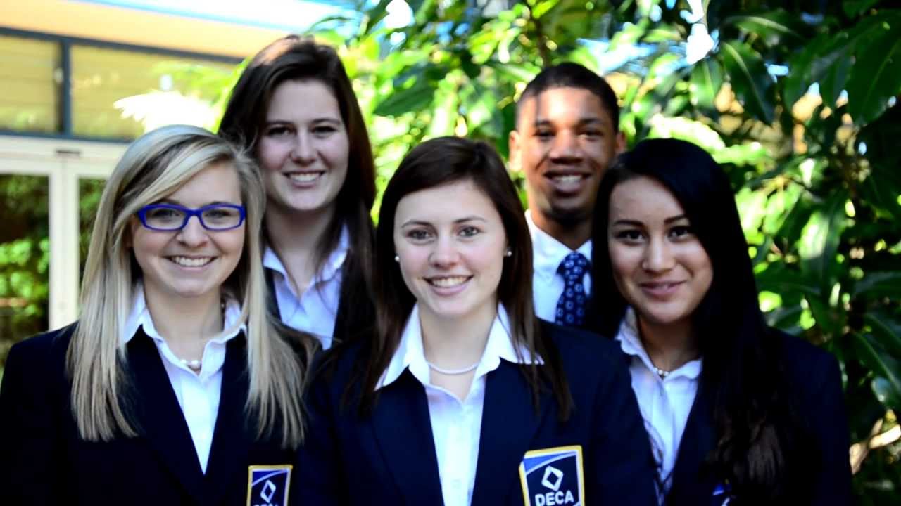 DECA National Officer Team greeting from Anaheim - YouTube