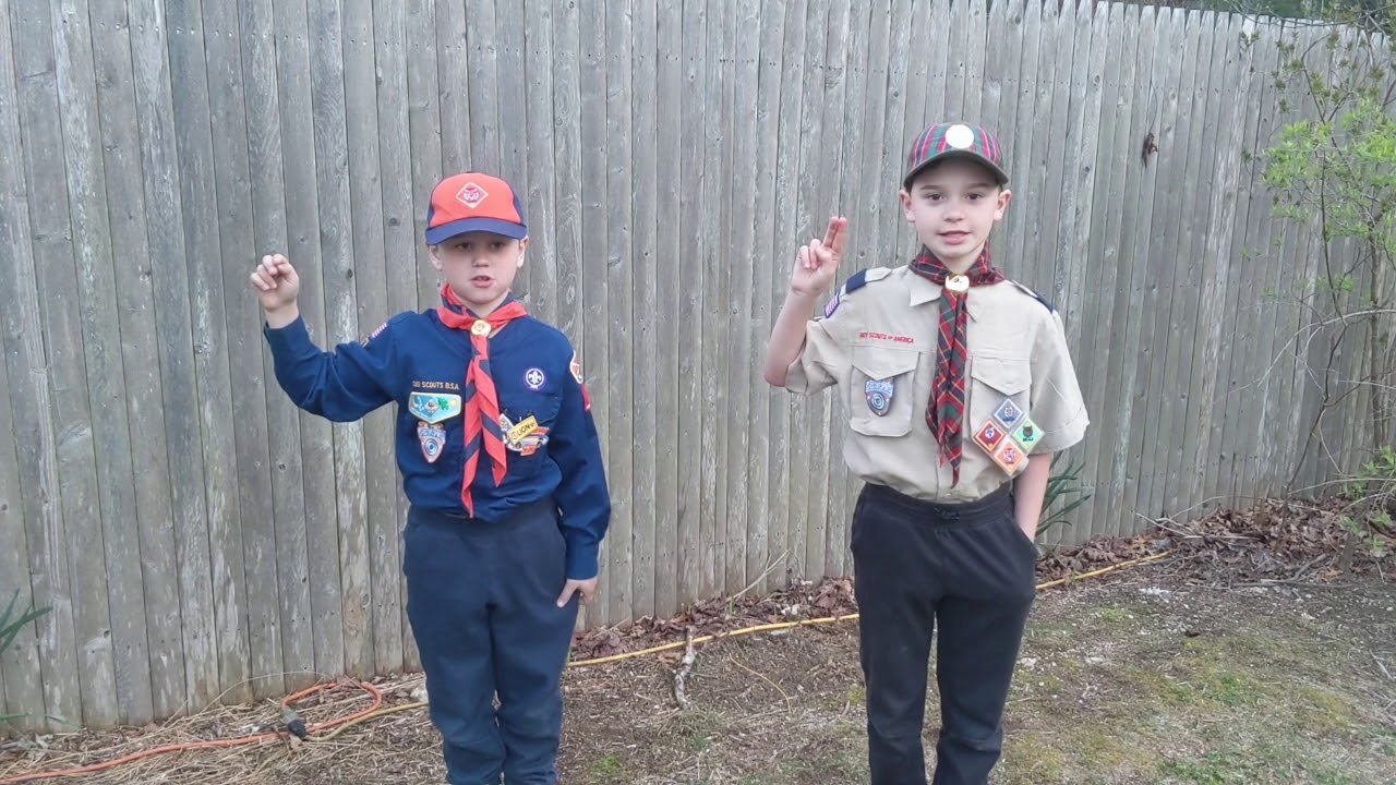 Cub Scout Oath and Law 2020 - YouTube
