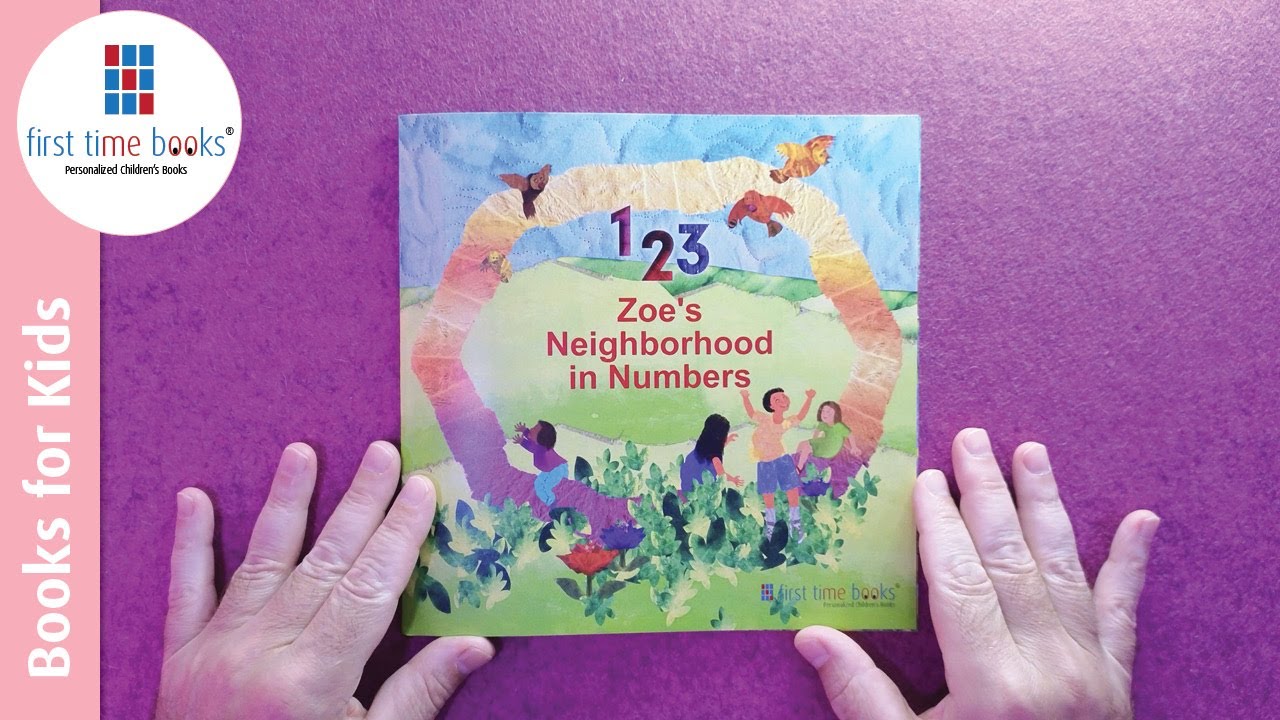 Zoe's Neighborhood in Numbers - Counting 1 to 10 - Personalized ...
