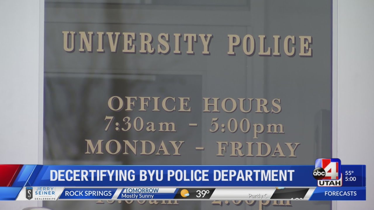 BYU Police Certification Revoked? - YouTube