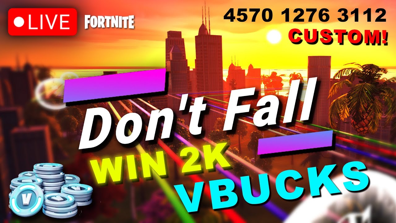 🔴WIN 2K V-BUCKS - Sub to Enter in GIVEAWAY - Fortnite live - YouTube