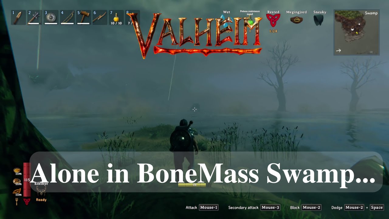Exploring BoneMass Swamp! Valheim SOLO Ashlands Gameplay (Ep19) - YouTube
