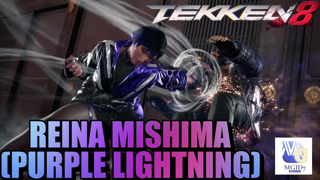 TEKKEN 8 - REINA MISHIMA ALL MOVE LIST !! - YouTube