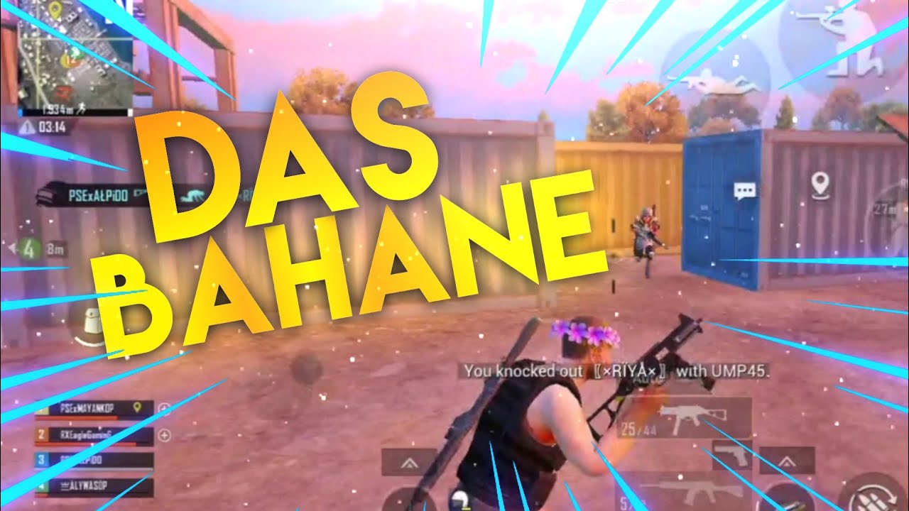 Das Bahane x BGMIMONTAGE || 4 FINGERS FULL GYROSCOPE #Dasbahane # ...