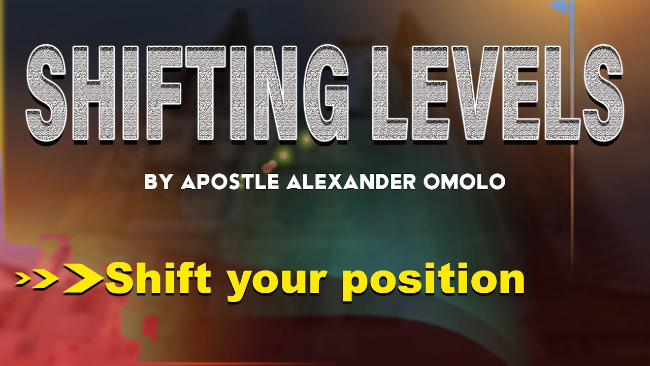 change your position to shift levels - YouTube