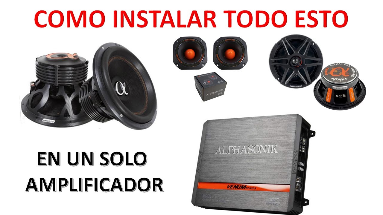 Como conectar bajo y voces a un solo amplificador? - YouTube