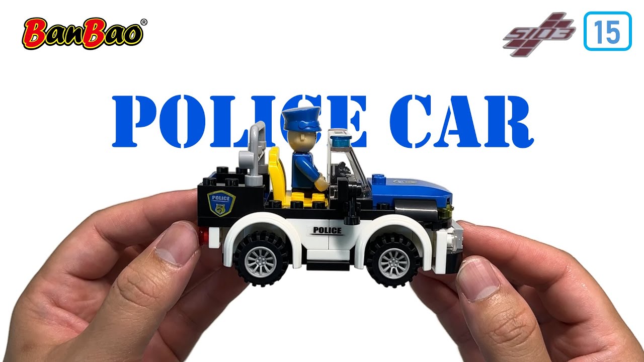 BANBAO - Police Car - Detailed Build Video - YouTube