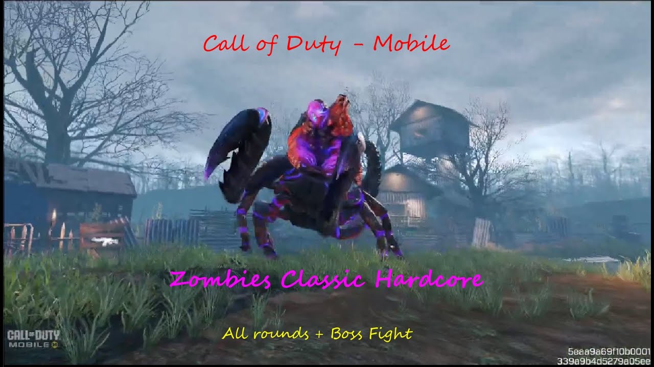 Zombies - Classic Hardcore (All Rounds including Boss fight) #cod #codm ...