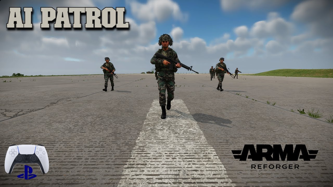 How to Patrol AI in Arma Reforger with a Ps5 Controller - YouTube