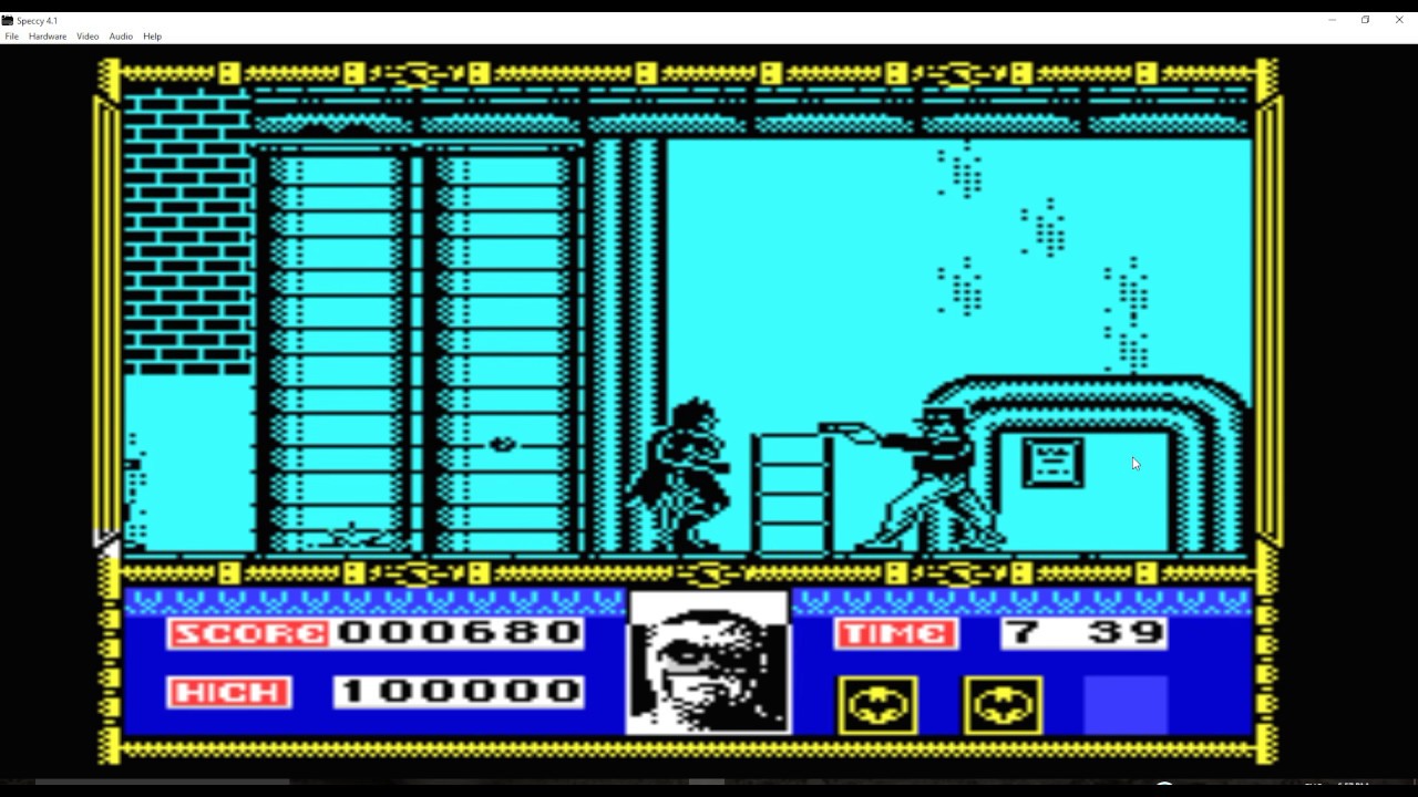 Batman the Movie Game for Sinclair Spectrum - YouTube