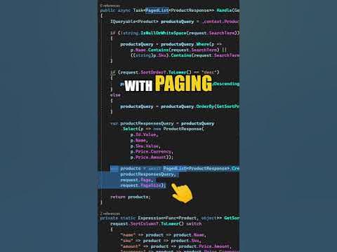 Improve API Performance With Pagination #shorts - YouTube