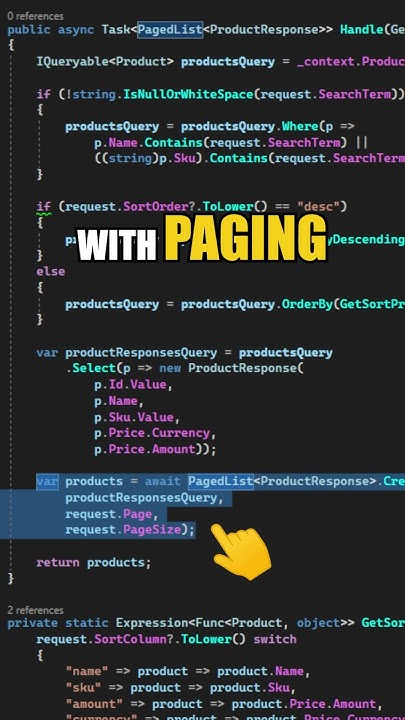 Improve API Performance With Pagination #shorts - YouTube