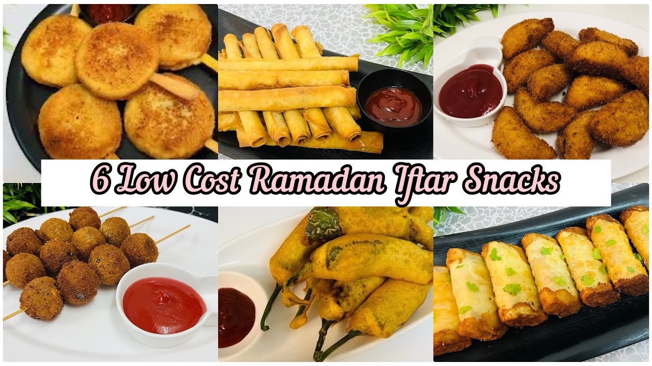 6 Low Cost Ramadan Iftar Snacks | Quick & Easy Iftar Snacks | 6 Best ...