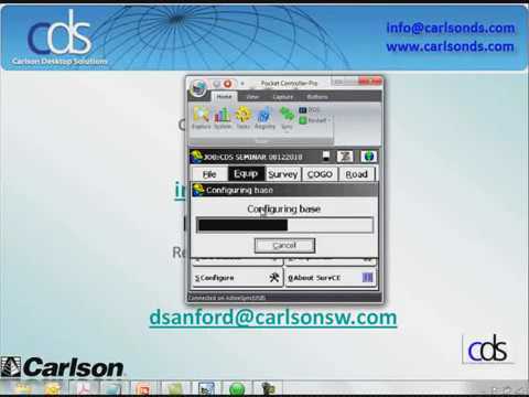 Carlson SurvCE GPS Webinar - YouTube