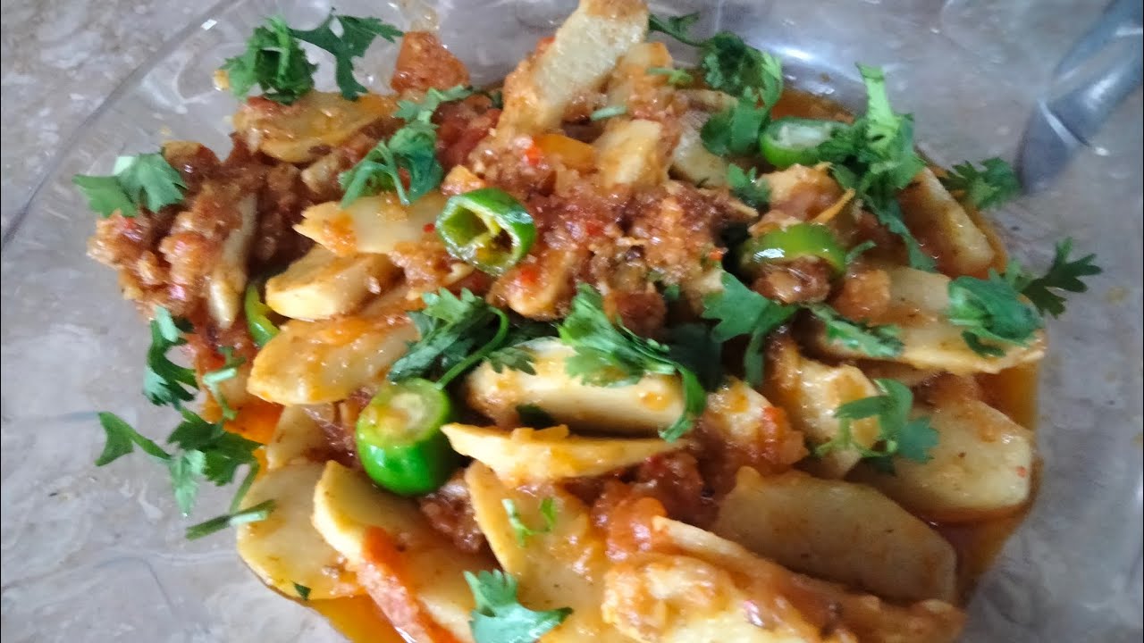 Arvi Masala Recipe - YouTube