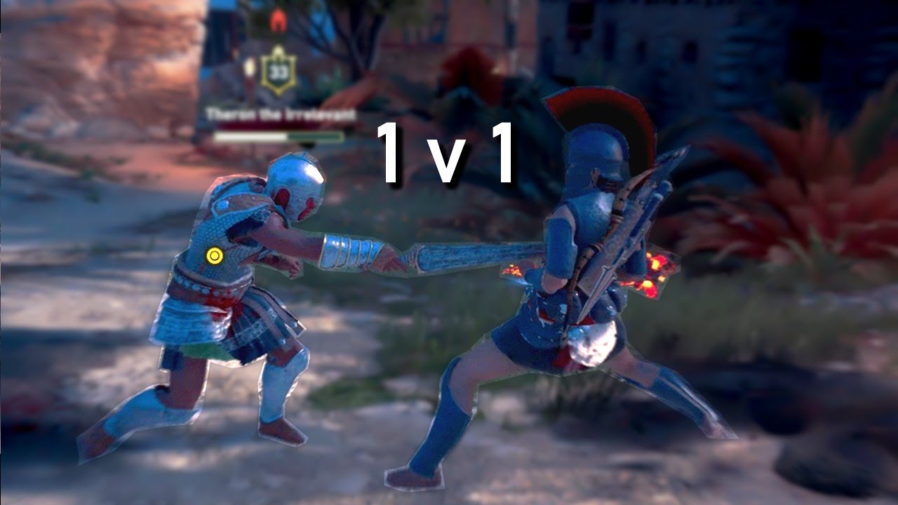 The BEST 1v1 Actual Fight in AC ODYSSEY! - YouTube