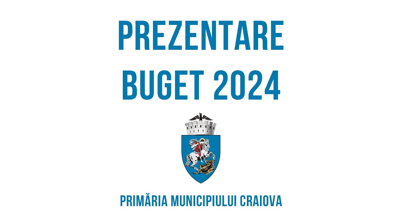 Prezentare buget 2024 - YouTube