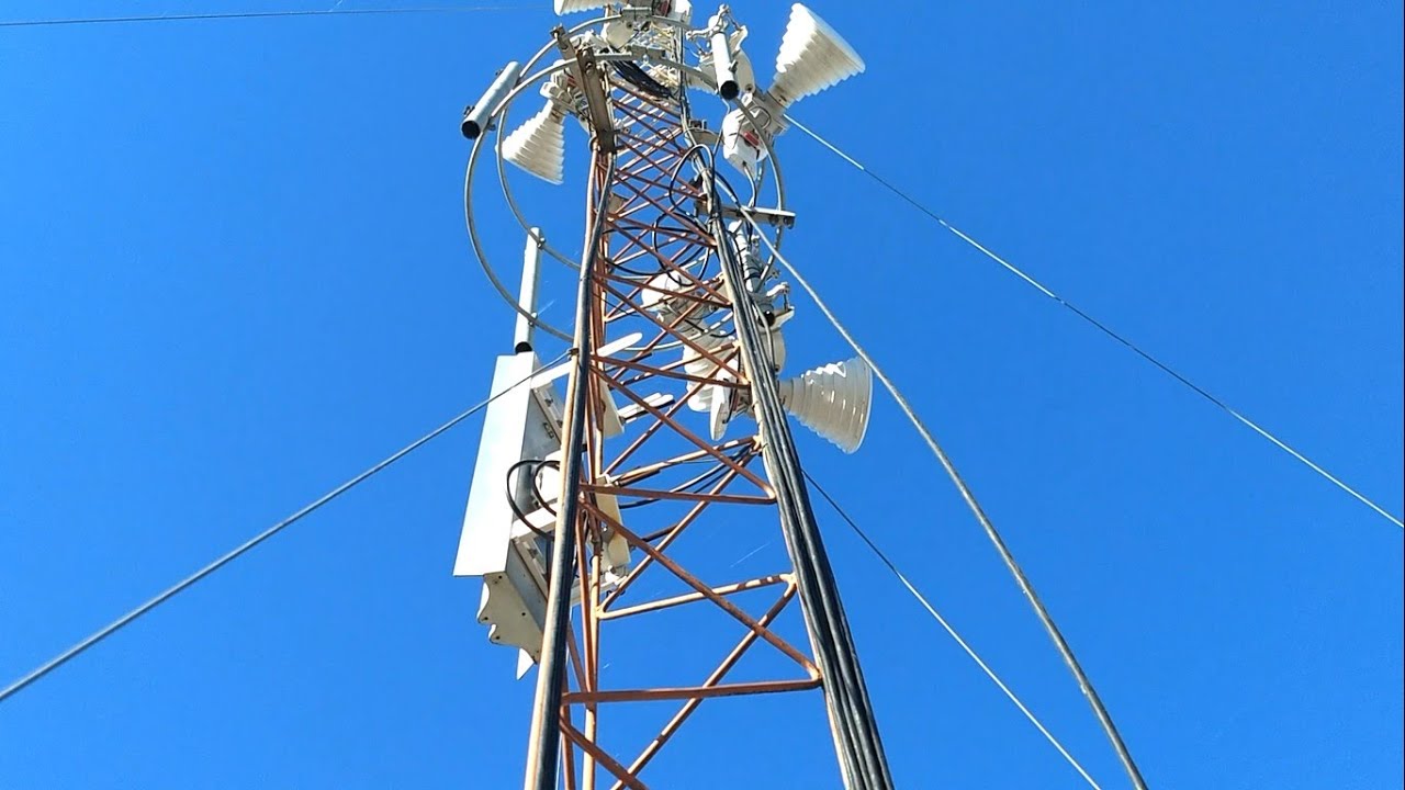 instalación de antenas de internet en torre de 36 metros - YouTube