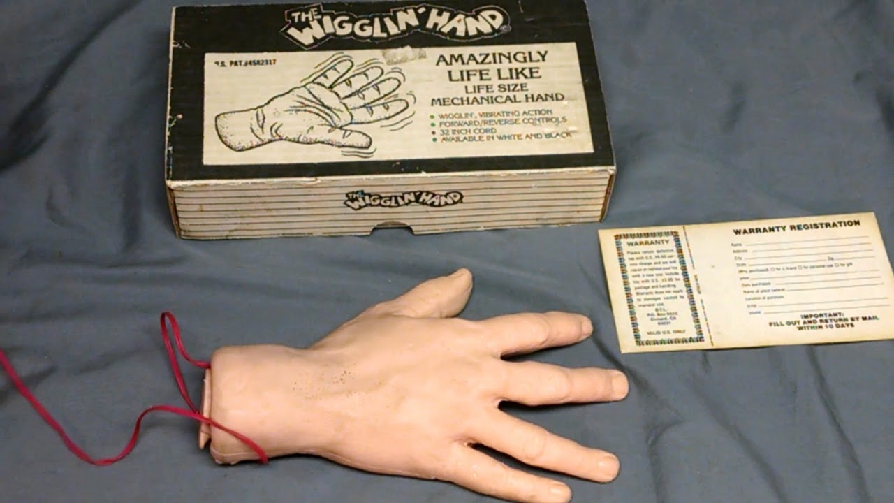 Vintage 1983 Vic's Novelty The Wigglin' Hand Wiggling Life Like ...