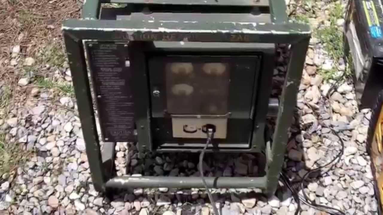 MEP 531A 2KW DIESEL MILITARY GENERATOR - YouTube