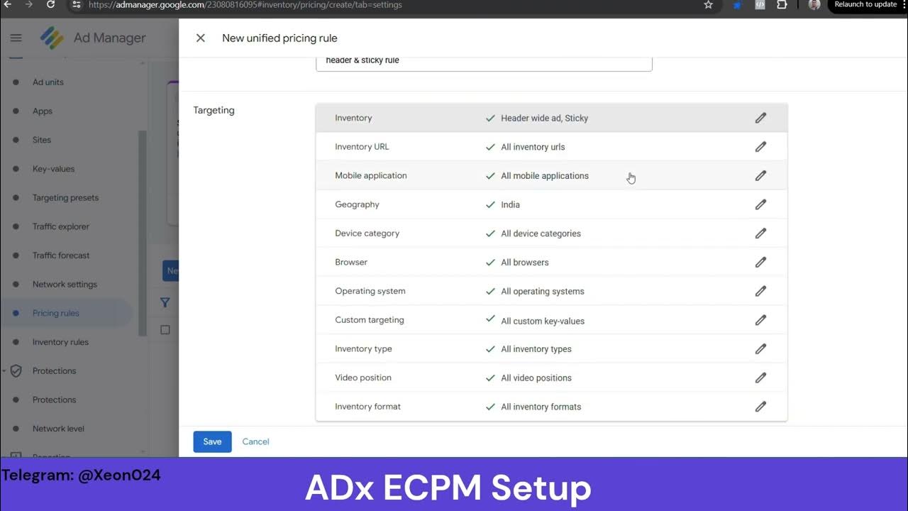 Adx setup ecpm - YouTube