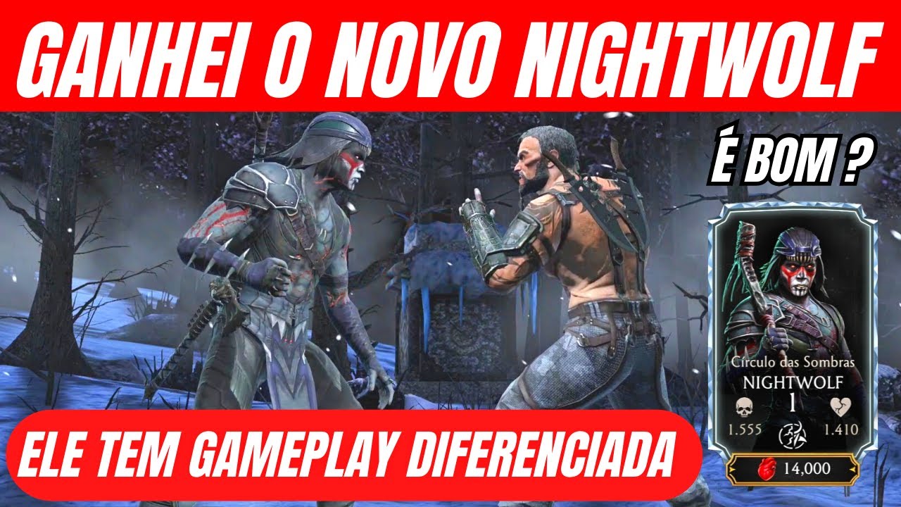 MK Mobile Ganhei o Novo Nightwolf Círculo das Sombras ! Ele é diferente ...