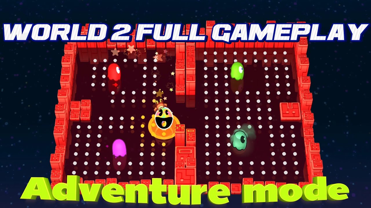 PAC-MAN Party Royale - Adventure Mode (World 2 Full Gameplay) - YouTube