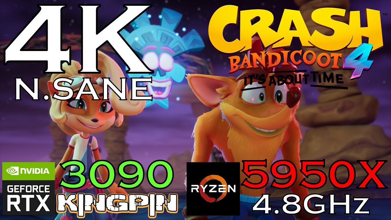 Crash Bandicoot 4: It's About Time | 4K N.SANE Settings | RTX 3090 ...