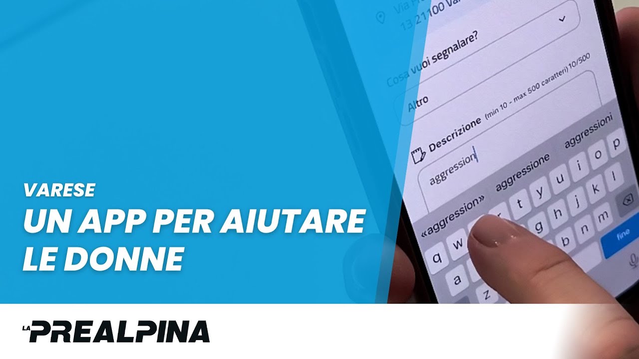 Varese | Un'app per aiutare le donne - YouTube