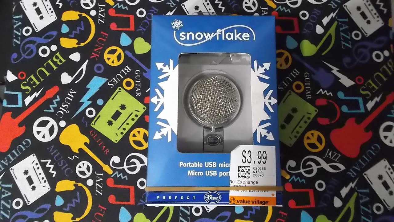 Blue Snowflake USB Microphone Demo And Review - YouTube
