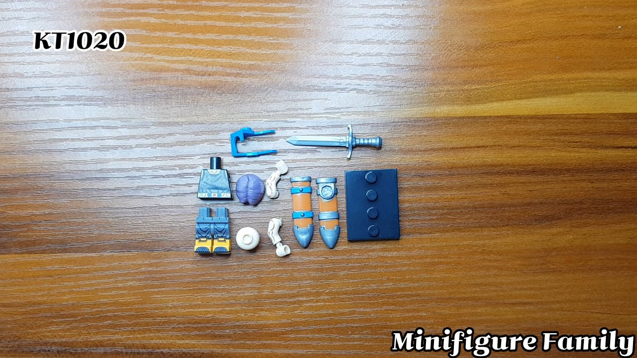 LEGO KT1020 Dragon Ball Trunks Minifigures|Unofficial Minifigure - YouTube