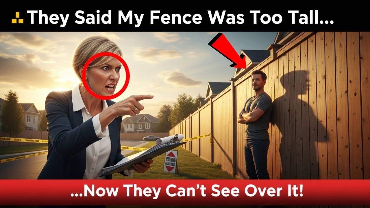 HOA Said My Fence Was Too Tall – Now They Can’t See Over It - YouTube